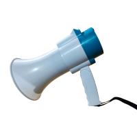 China 40W Foldable Megaphone 1600M Range DC5V Rechargeable USB TF Card Alarm Siren Portable Plastic Megaphone for Outdoor for sale