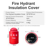 China 4cm Thick Fire Hydrant Insulation Cover, Fiberglass Outer Shell with Polyurethane Thermal Insulation Material, Waterproof Freeze Proof Fire Hydrant Protective Cover, 50*50*83cm Outdoor Fire Safety Ant for sale