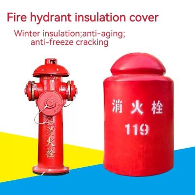 China 4cm Thick Fire Hydrant Insulation Cover, Fiberglass Outer Shell with Polyurethane Thermal Insulation Material, Waterproof Freeze Proof Fire Hydrant Protective Cover, 50*50*83cm Outdoor Fire Safety Ant for sale