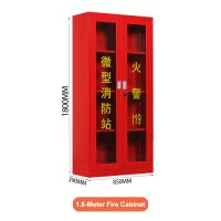 China 1200x390x900mm Fire Cabinet 3C Tempered Glass Fire Equipment Cabinet with Aluminum Handle Adjustable Shelf Hanging Rod Safety Lock for Commercial Building Fire Safety for sale