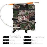 China Reciprocating Fire Extinguishing Water Gun 20L Portable Handheld Fire Water Sprayer 2-8m Working Distance 13m Max Range Direct/Scatter Jet with Bucket & Bag Type for sale