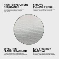 China 1000°C Ceramic Fiber Fire Extinguisher Blanket 1m High Temperature Industrial Safety Cover for Chemical Plants for sale