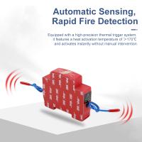 China Snap-on Hot Aerosol Automatic Fire Suppression Sticker 30g Agent 0.3m³ Coverage 170℃ Thermal Start EN 15276 Certified DIN Rail & Adhesive Mount 10-Year Lifespan for Meter Box Distribution Cabinet EV C for sale