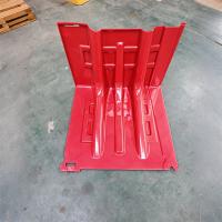 China ABS Flood Barrier Water Stop Board 70.5*68*52.5cm Red Portable Flood Prevention Dam 4kg Reusable Water Blocking Barrier for Basement Garage Door Flood Control for sale