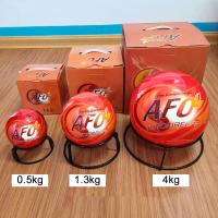 China 1.3kg ABC Dry Powder Fire Extinguisher Ball 150mm Diameter Auto Activation 120dB Alarm 2.5m³ Coverage ≤3s Response Time CE EN3-7 Certified for Car Garage Kitchen Warehouse Vessel Fire Safety for sale