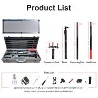 China 3-in-1 Detector Test & Removal Tool 3.6m Smoke Detector Tester 3.4m Detacher Anodized Aviation Aluminum 4.5KG Total Weight Aluminum Carry Case for Smoke & Heat Detector Maintenance for sale