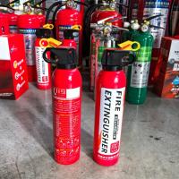 China MSWJ58 Simplified Water-Based Fire Extinguisher 580ml Aluminum Alloy Bottle 0.5A 13B E 5F Rating A/B/E/F Class Fire ≥3m Spray Distance 5℃~55℃ GA86-2009 Standard Mini Fire Suppressor for Car Kitchen Ho for sale