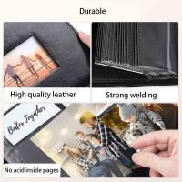 China Insert Card Collection Binder Pu Leather Multifunction Large Photo Album for sale