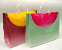 China Printed HDPE Plastic Handle Bags Degradable Recycled Handbags for sale