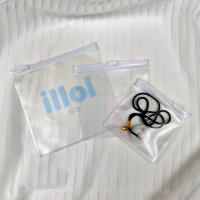 China Printed Zipper PVC Bag Biodegradable Tearproof Customized Size for sale