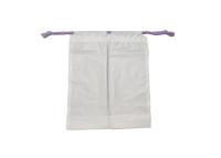 China Recyclable Plastic Drawstring Bag Biodegradable Rope Bag LDPE Printing for sale