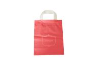 China Smooth LDPE Custom Plastic Handle Bags Recyclable And Reusable for sale