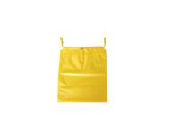 China Promotion Plastic Drawstring Bag Sustainable CPE Yellow Recycled Material for sale