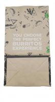 China Fold-over Closure Custom Paper Bag Printing 10 X 10 Inches for Customized Needs for sale