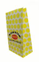 China Brown Paper Bread Bag with Eco-friendly Features and Customized Printing within Your Customer Requirements for sale