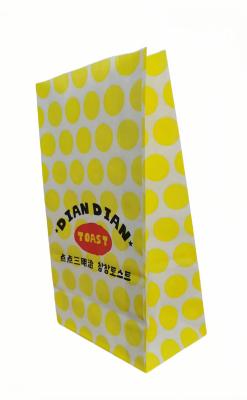 China Brown Paper Bread Bag with Eco-friendly Features and Customized Printing within Your Customer Requirements for sale