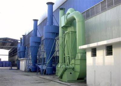 China Plant 27000CBM Multi Industrial Cyclone Dust Collector 1.5m/Min 0.3 Micron for sale