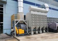 China 1200m2 Cartridge Dust Collector 6 TONS Pulse Jet Baghouse Carbon Steel for sale