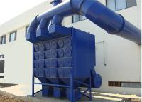 China 15 Tons Cement Dust Collection Systems Reverse Air Baghouse With 48 Tubes for sale