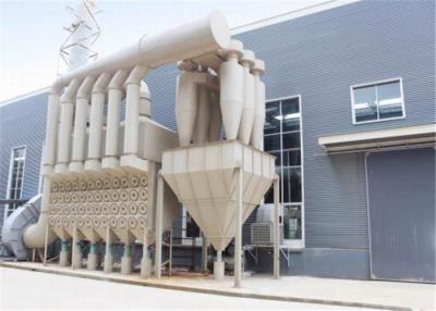 China 15 Tons Cement Dust Collection Systems Reverse Air Baghouse With 48 Tubes for sale