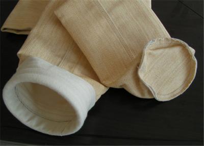 China PTFE Impregnate 500g/M2 Polyester Filter Bag 1.8mm Cement Plant Use for sale
