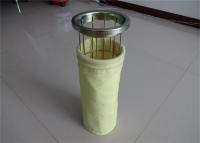 China Glass Fiber FMS Dust Collector Bags P84 Industrial Dust Filter 900g/M2 for sale