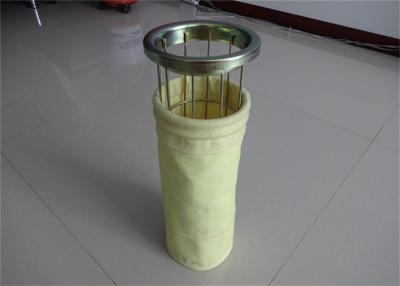 China Glass Fiber FMS Dust Collector Bags P84 Industrial Dust Filter 900g/M2 for sale