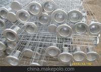 China 110 Diameter Bag Filter Cage 2mm Bag Supporting Cages 15.24cm for sale