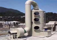 China 900*2250 Industrial Gas Spray Tower Scrubber 98.6% Dust Removal for sale