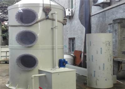 China Printing Industry SS Spray Tower Scrubber 800*2000 Wet Scrubbers for sale