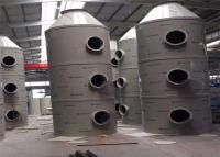 China Printing Industry SS Spray Tower Scrubber 800*2000 Wet Scrubbers for sale