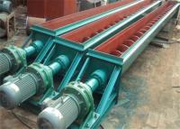 China Solid Beverage Auger Inclined Screw Conveyor With Hopper Feeder for sale