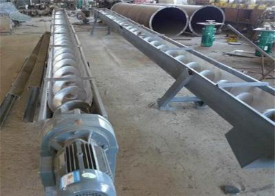 China 45 Angle 219mm Stainless Steel Screw Conveyor Flexible 3KW For Small Piece Material for sale