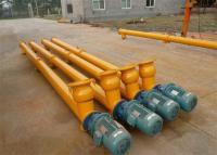 China 45 Angle 219mm Stainless Steel Screw Conveyor Flexible 3KW For Small Piece Material for sale