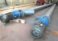 China 1.5Kw Auger Sand Screw Conveyor 108mm For Wet Sand Materials for sale