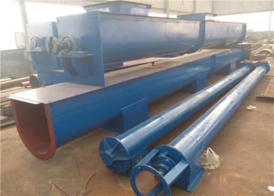 China Metallurgy Inclined Screw Auger Conveyor 2.2kw 108mm Variable Pitch for sale