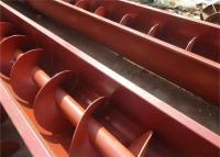 China Building Materials 108mm Tubular Screw Conveyor 1.5KW U Trough for sale