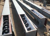 China Building Materials 108mm Tubular Screw Conveyor 1.5KW U Trough for sale