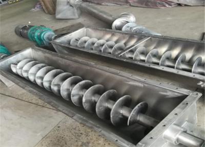 China Sand Dust Auger Feeder 108mm Shaftless Screw Conveyor for sale