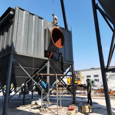 China Dust Removal System 960m2 Bag Dust Collector Industrial Exhaust Filters for sale