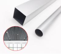 China 6A02 Aluminum Rectangle Tube 0.5mm Wall Thickness for sale