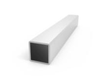 China Polished Brushed 6061 Aluminum Square Tube 0.8mm Wall Thickness for Construction for sale