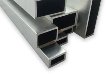 China 6061 Aluminum Square Tube 90mm Welding Punching Profile for Window Door Construction for sale