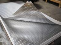 China 3003 1mm Diamond Embossed Aluminum Sheet , Diamond Tread Aluminum Plate for sale