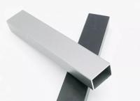 China 2024 0.7mm Aluminium Square Tube , Polished Anodized Aluminium Rectangular Pipe for sale