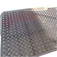 China 1050 1mm Embossed Aluminum Diamond Plate For Building Construction for sale