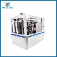 China Disposable Kraft Paper Fast Food Box Machine Square Light Food Take Away CHW-1000M for sale