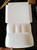 China Sandwich Multi Grid Carton Lunch Box Making Machine CHJ-G for sale