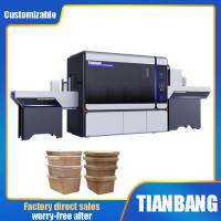 China New Style Rectangular Paper Bowl Machine for sale