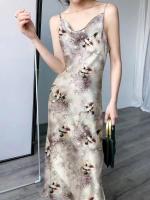 China 100% Natural Silk 20MM Stretch twill Anti-Wrinkle Static-free Willows shed tear Women Slim  Fashion Dress and Scarf for sale